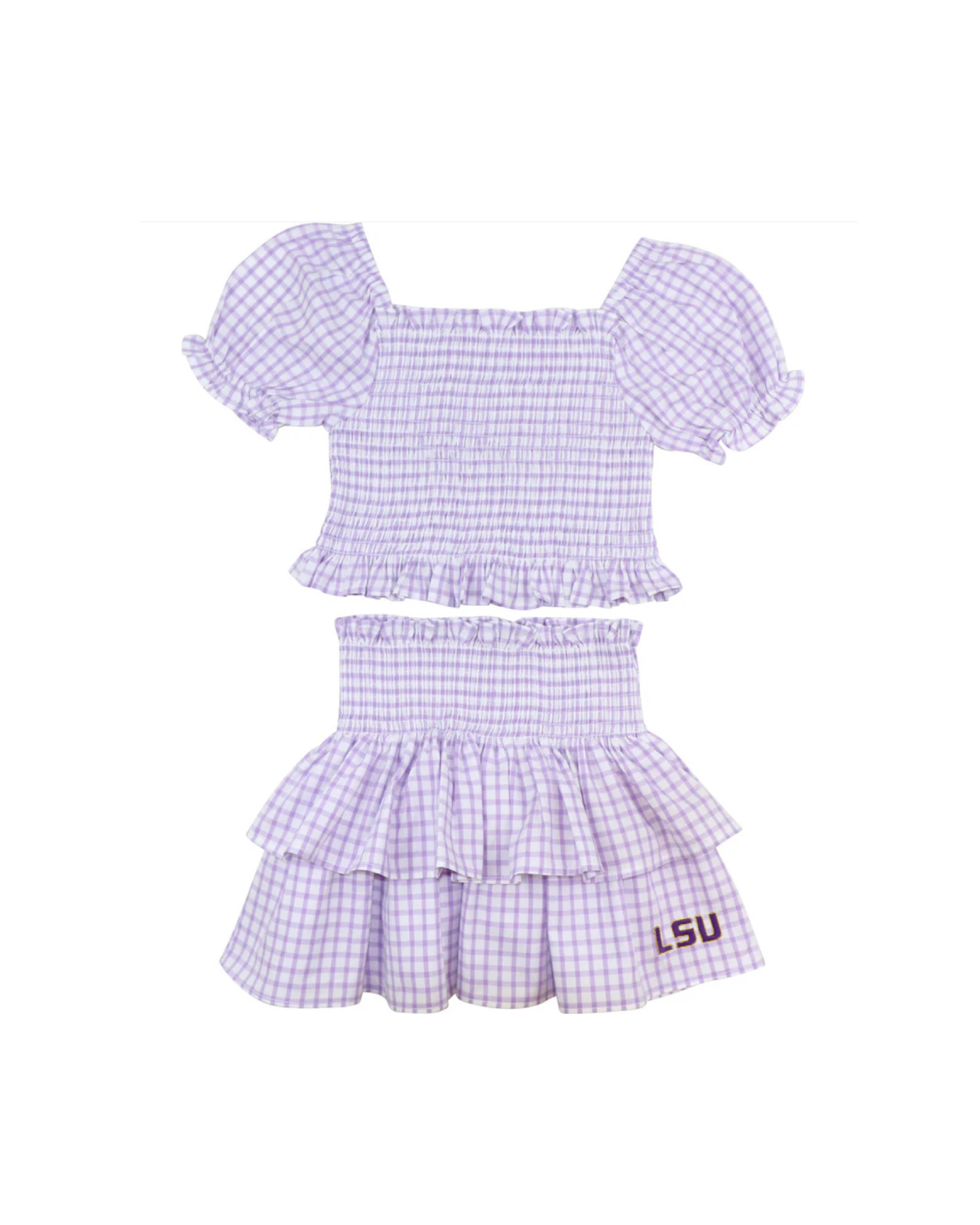 Officially Licensed LSU Skirt Set – FOSTER